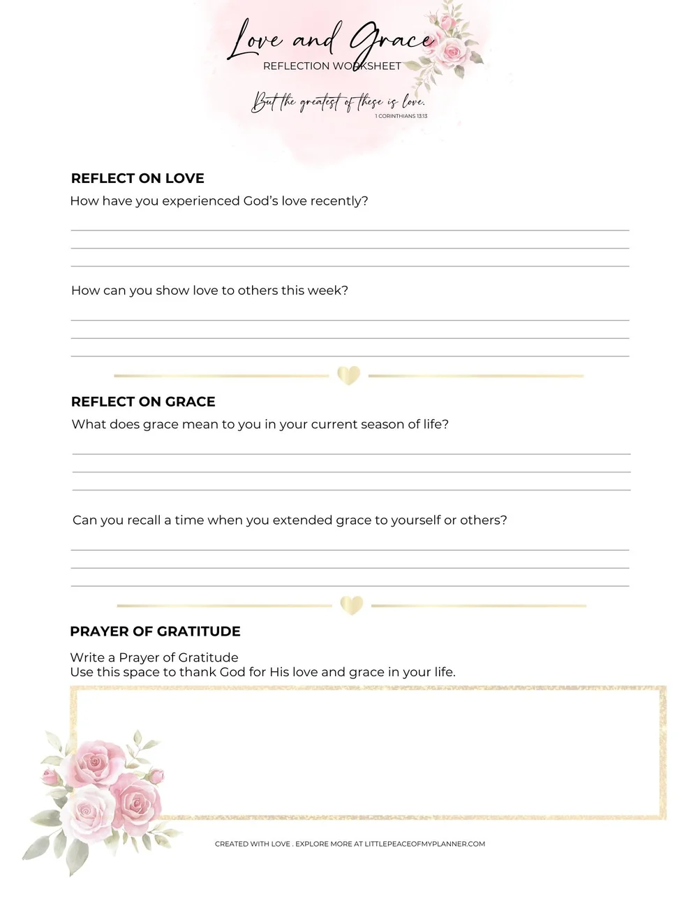 Printables — Little Peace of My Planner