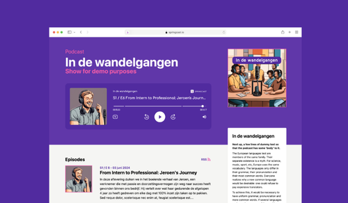 Podcast hosting | Start vandaag nog je podcast - Springcast Pro
