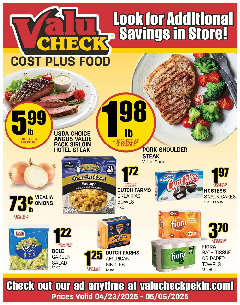 Valucheck: Cost Plus Food