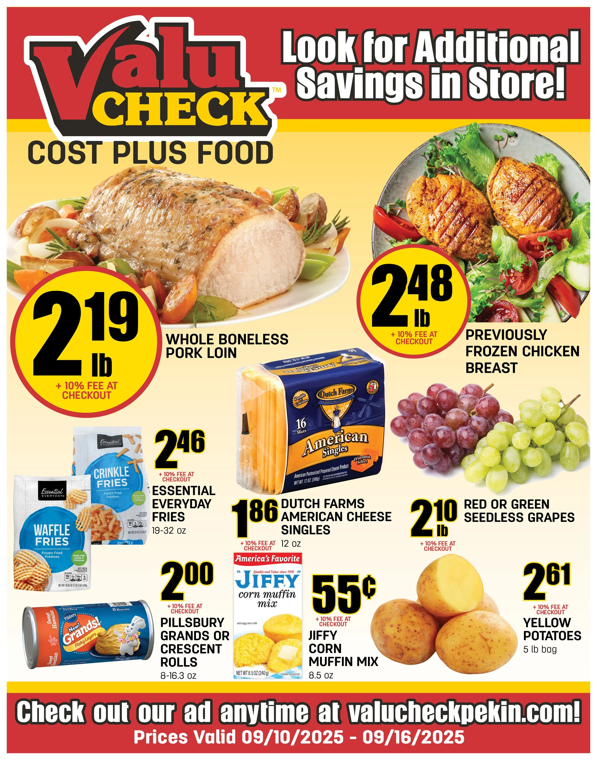 Valucheck: Cost Plus Food