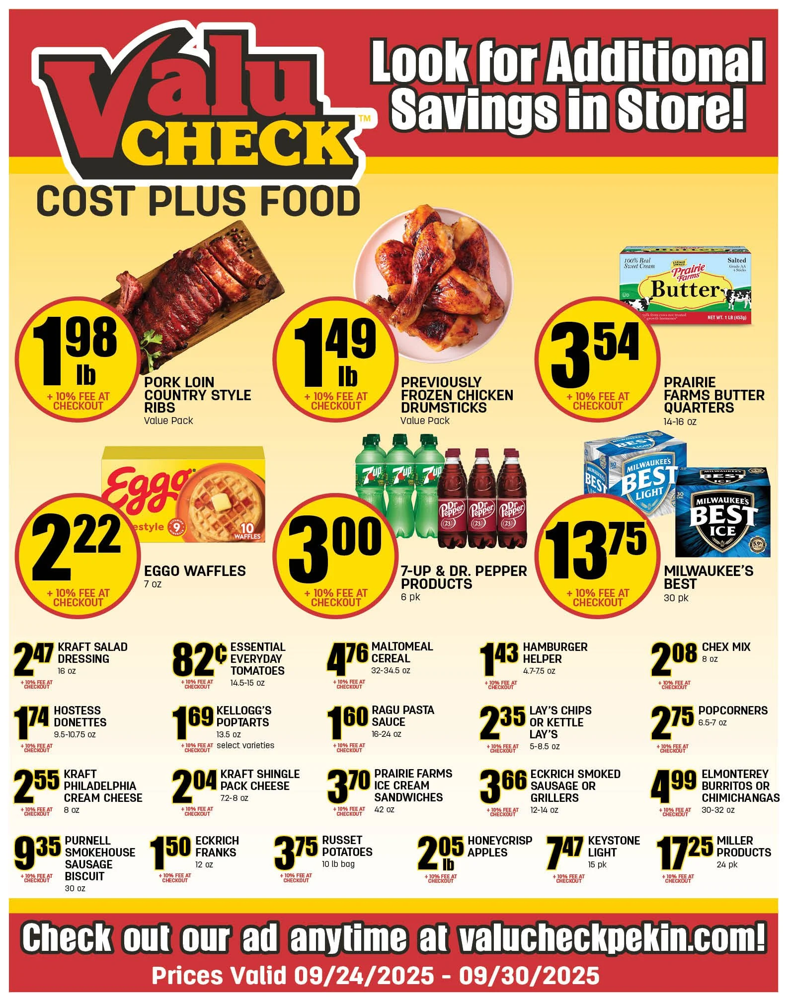 Valucheck: Cost Plus Food