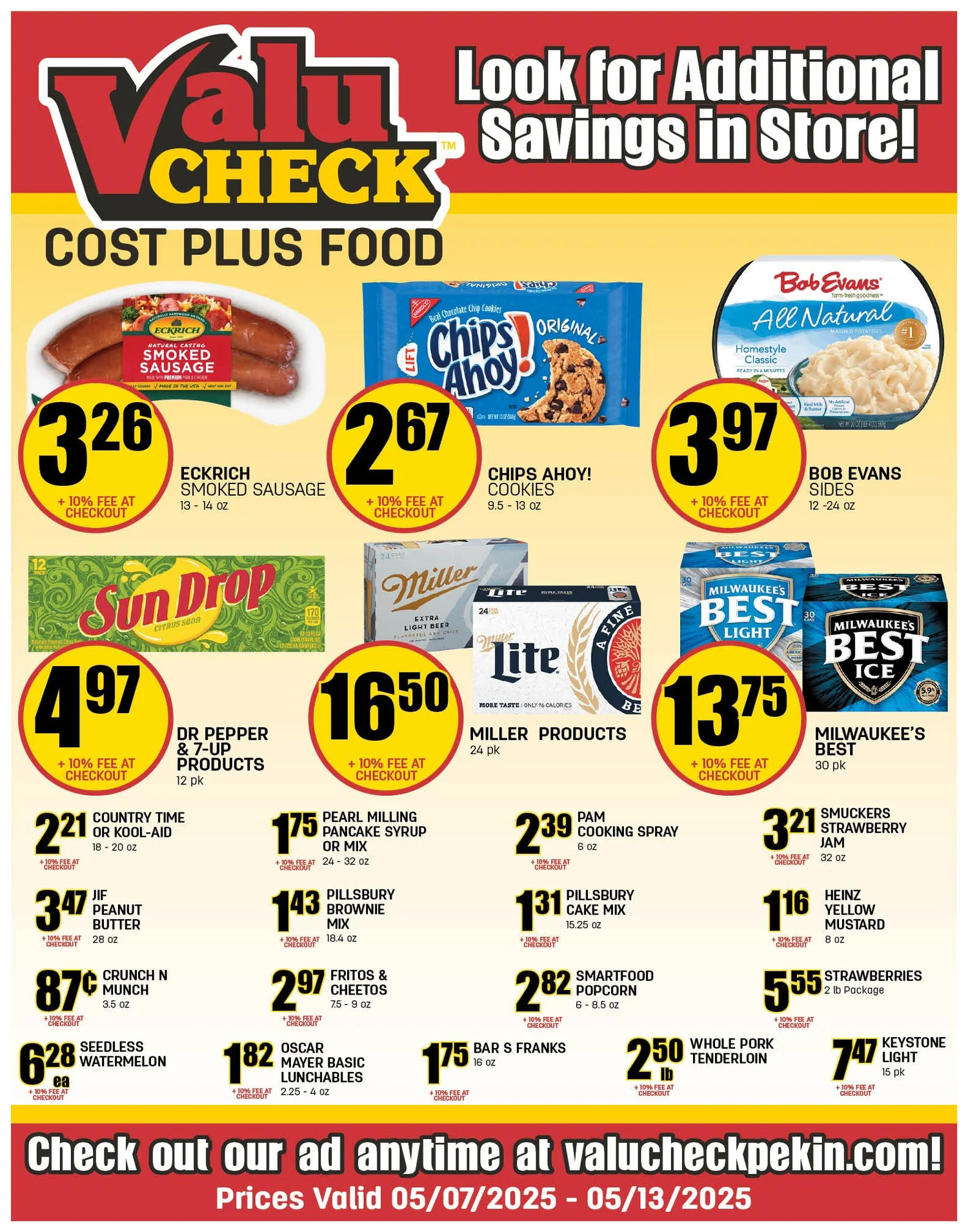 Valucheck: Cost Plus Food