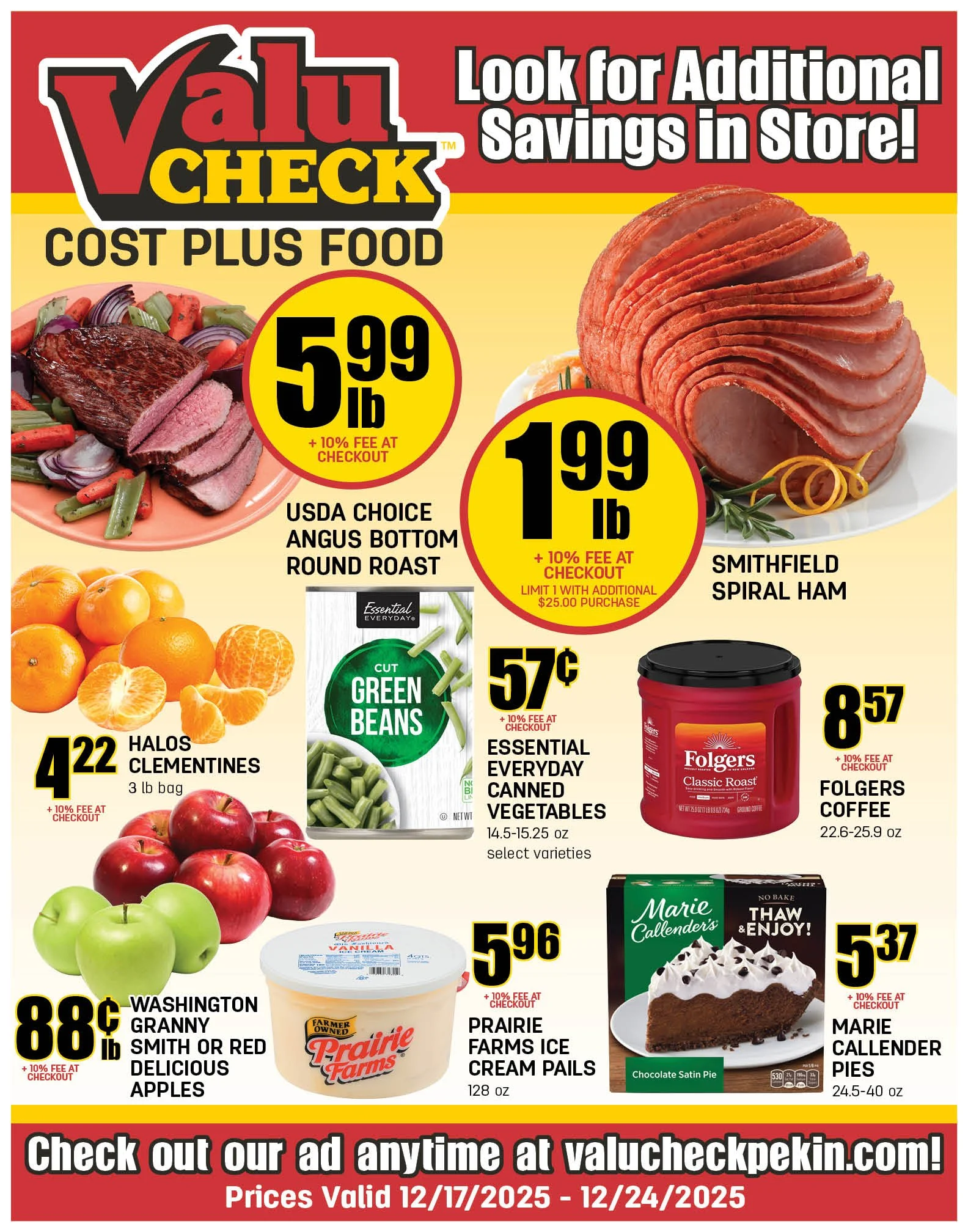 Valucheck: Cost Plus Food