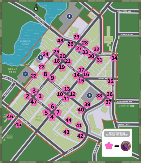 Flower Basket Sponsorships — Downtown Bend Business Association