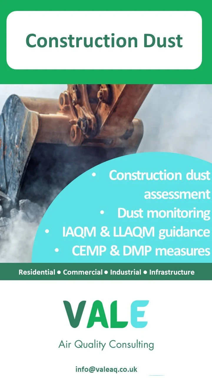 Construction dust in planning — Vale Air Quality Consulting