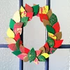 Festive cardboard wreath — Handy with Scissors