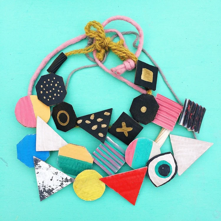 Extra Fancy pasta beads — Handy with Scissors