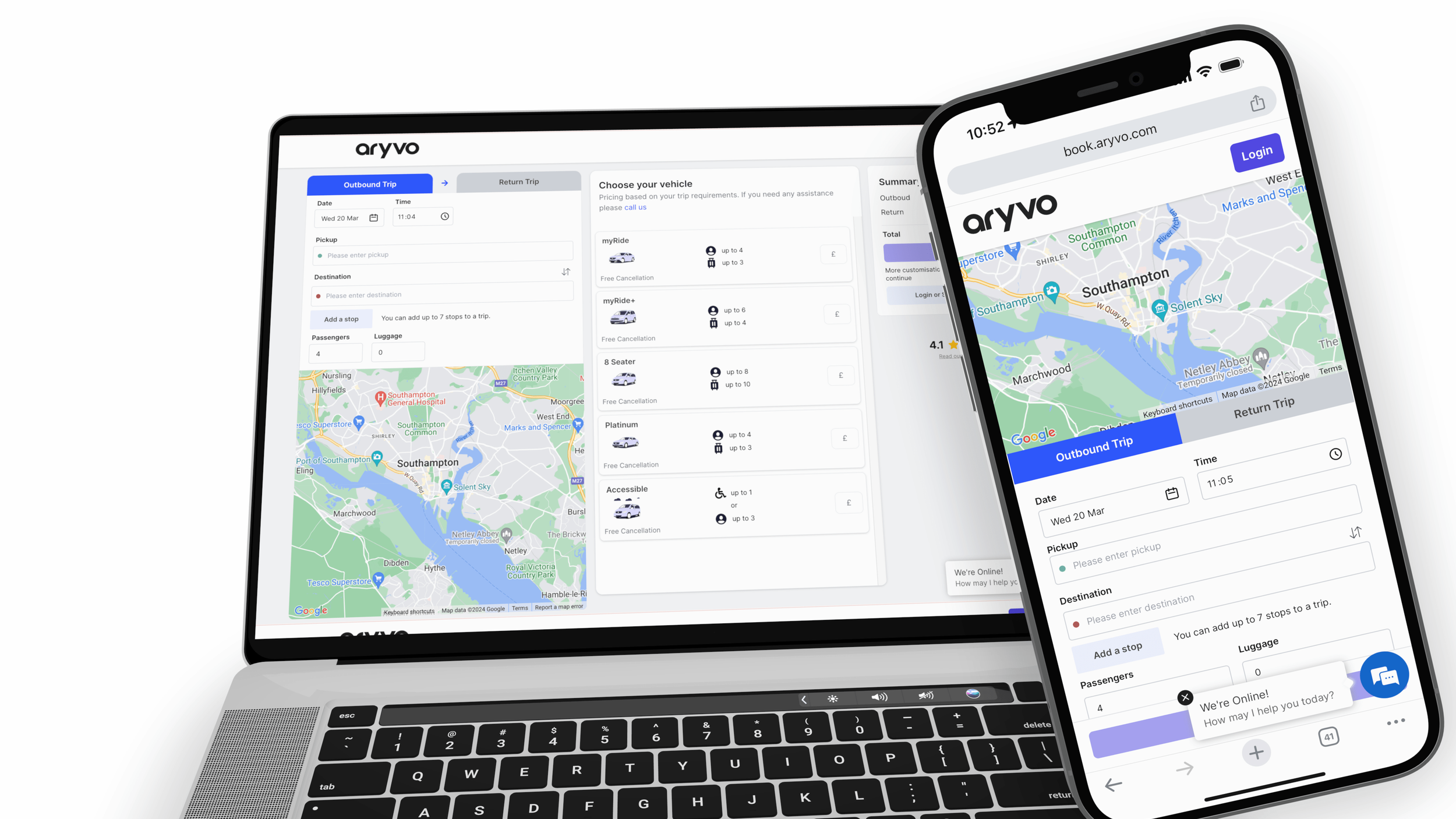 Aryvo Taxi Cab My Ride