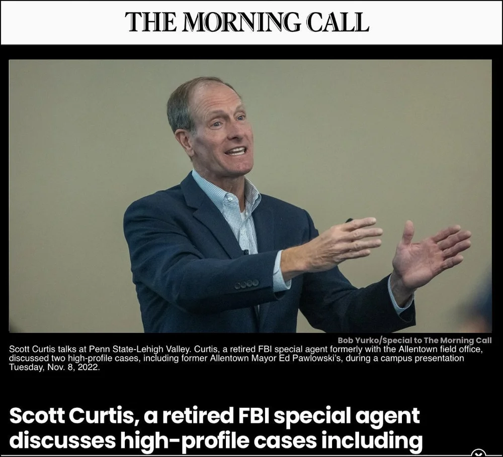 SCOTT CURTIS | Ex-FBI • TV crime analyst • writer • investigator