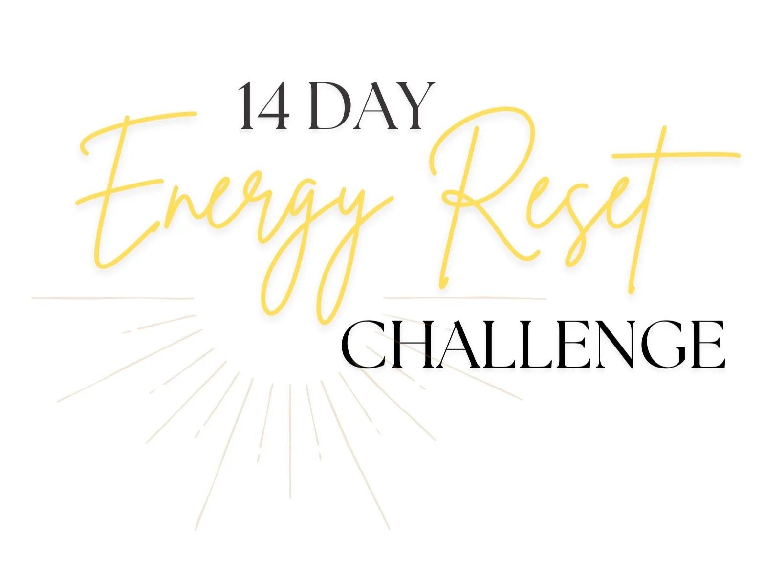 14 Day Energy Reset Challenge Sign Up — My Wellbeing Studio