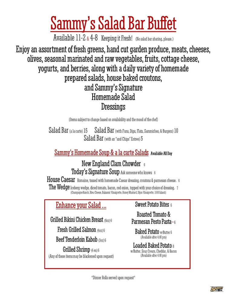Lebanon Tennessee Restaurant — The Sammy B's