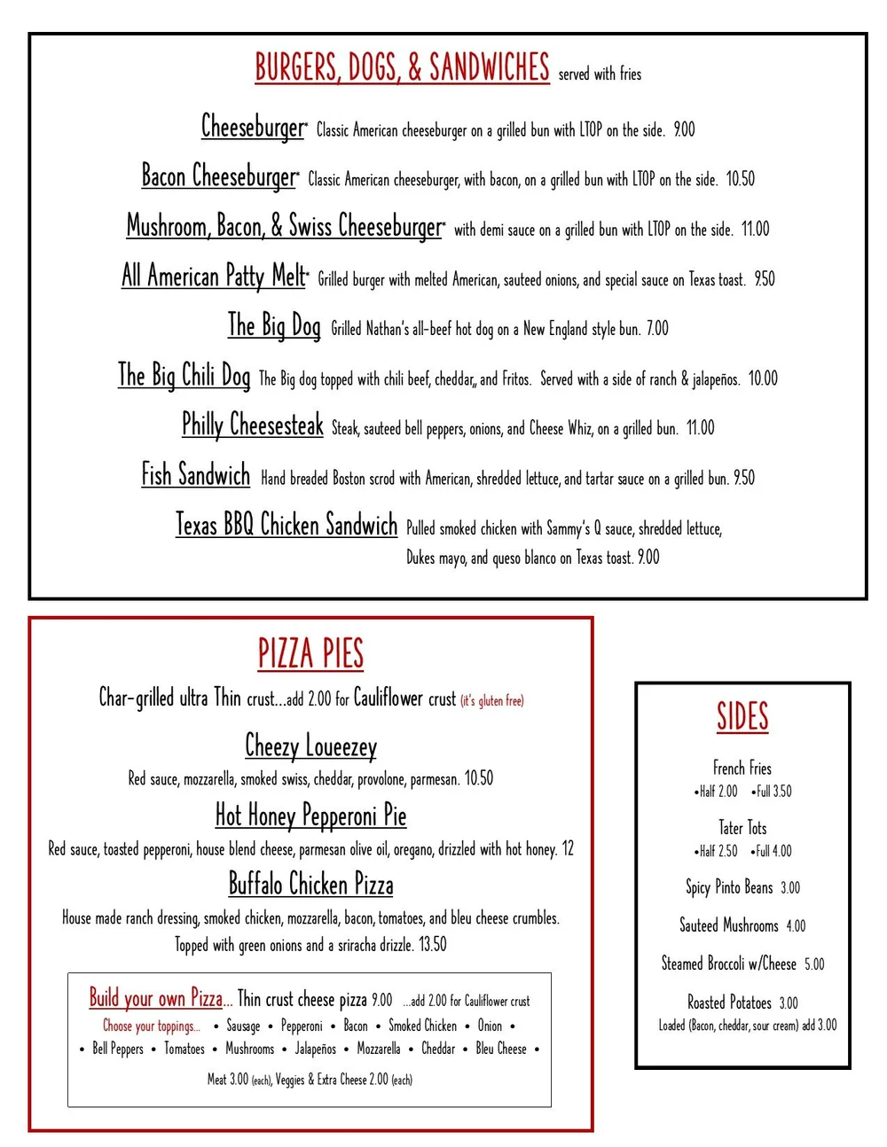 Sammy's At The Club — The Sammy B's