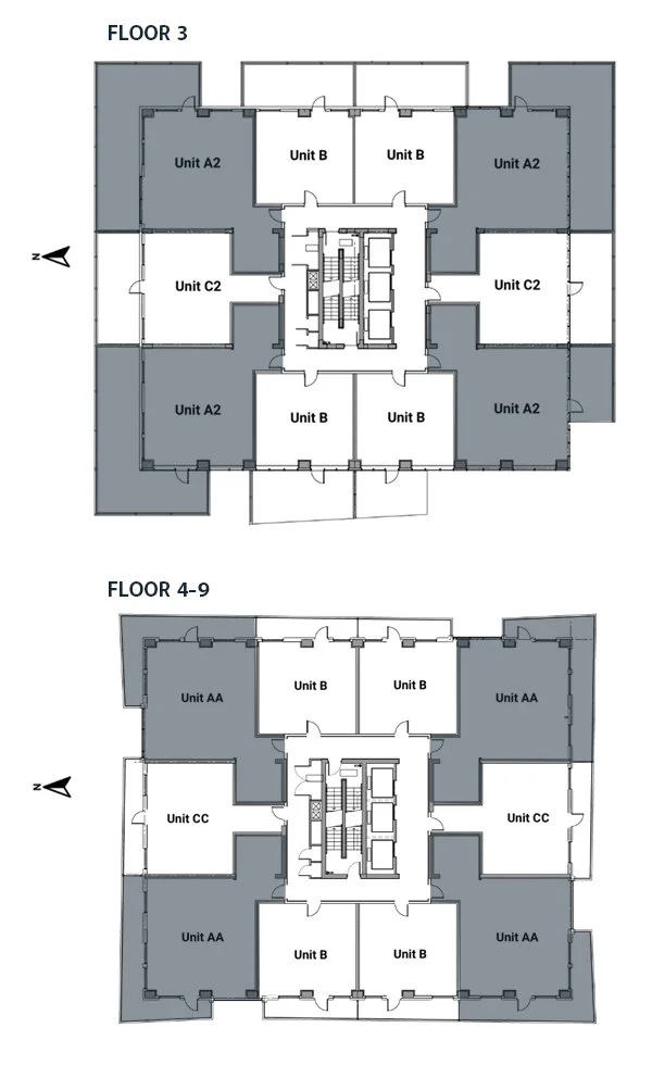 Suite Type AA — Falcon - Edmonton's Most Elegant Rental High-Rise