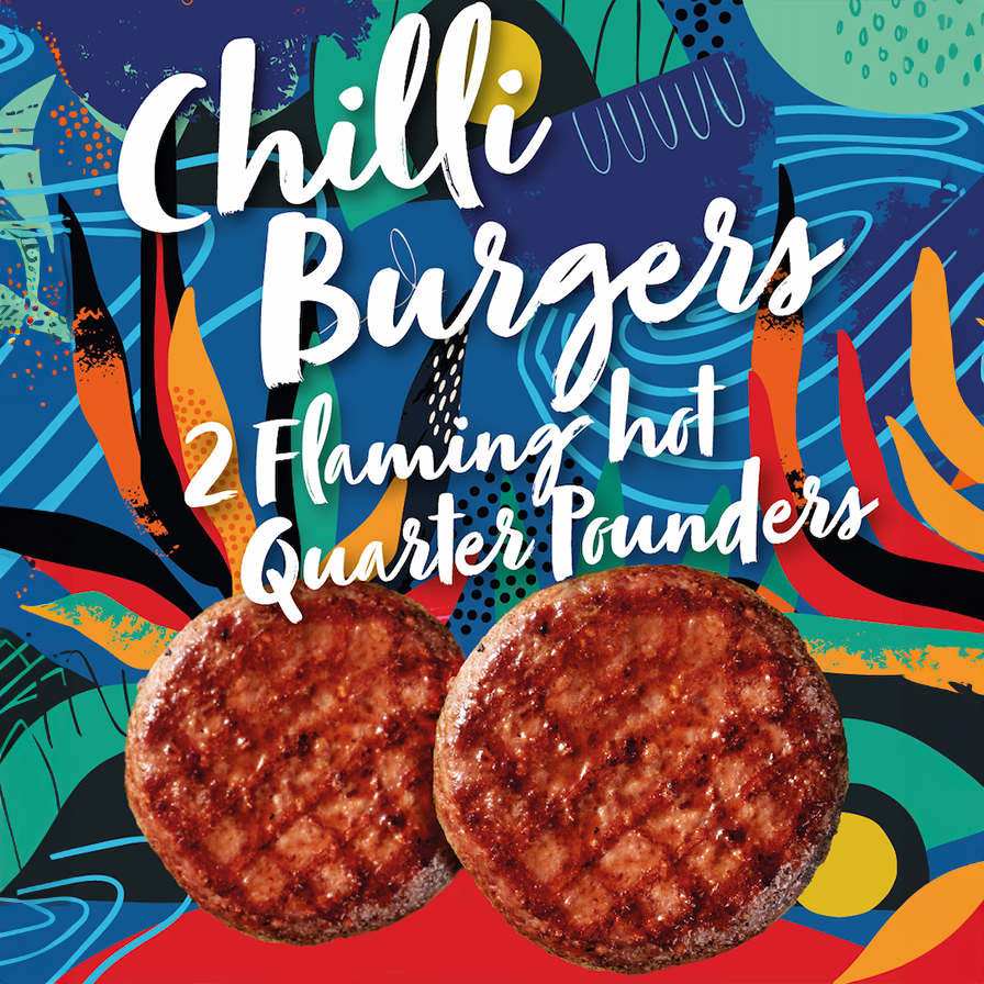 Plant Based Chilli Burger — Hooba plant-based products