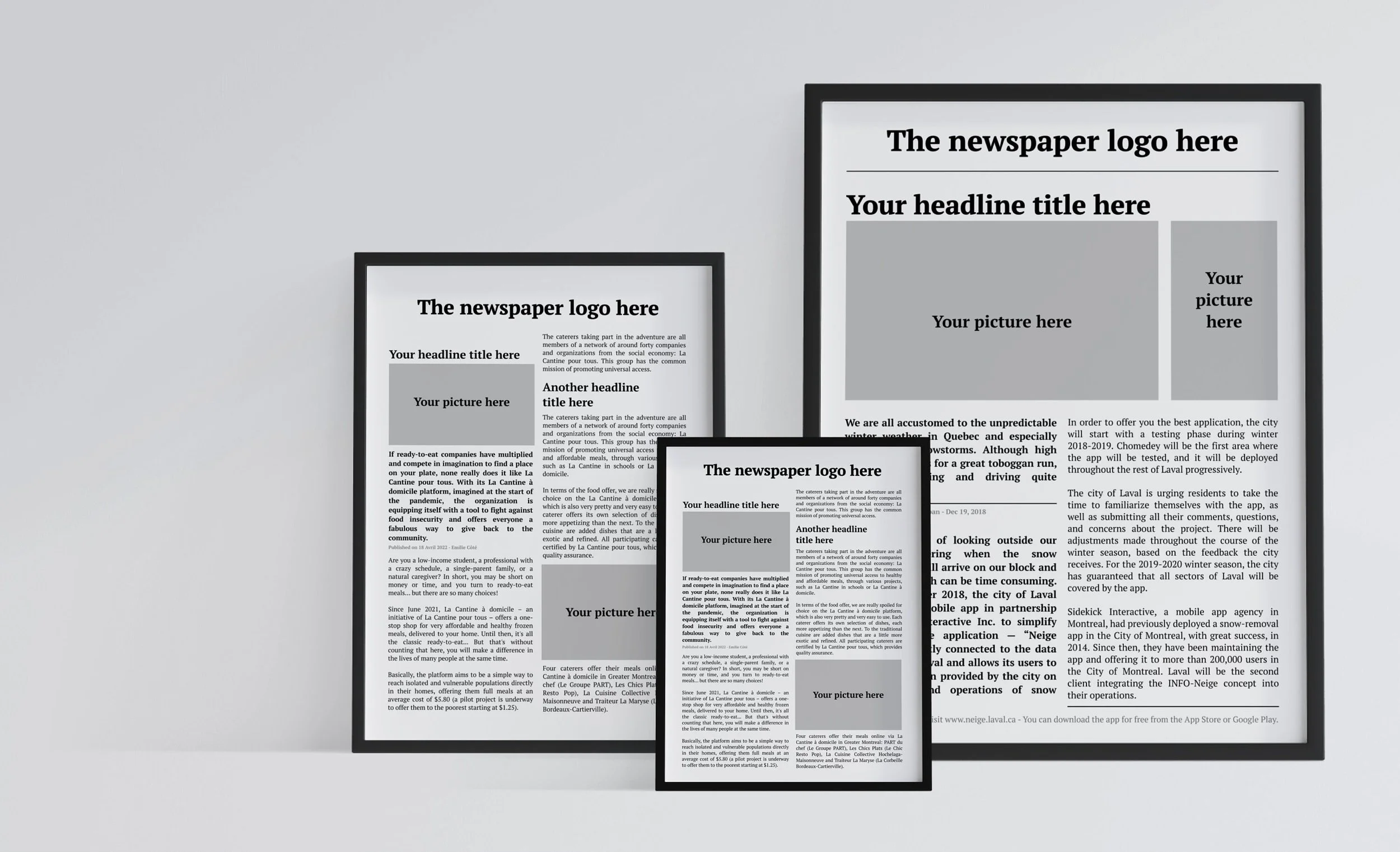 Yourframedarticle | Newspaper & magazine custom framing