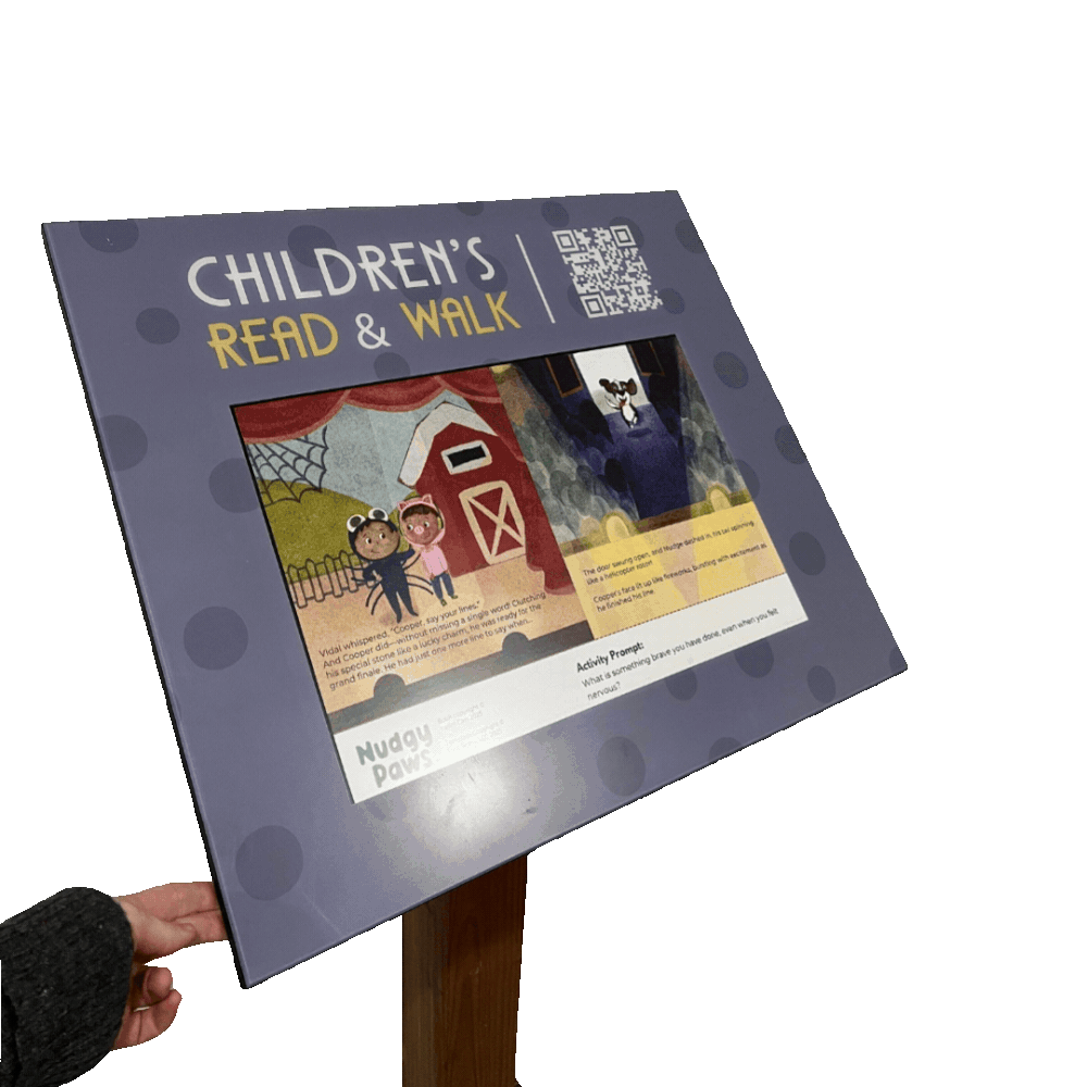 Waterproof StoryWalk© Signs by Lark Signs