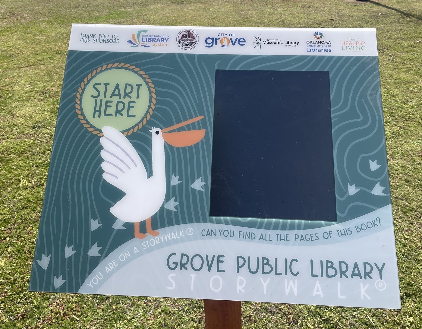 Waterproof StoryWalk© Signs by Lark Signs