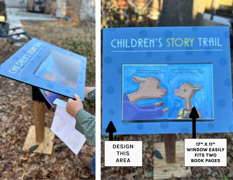 Read & Walk Outdoor Panels by Lark Signs