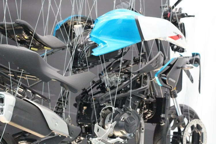 CFMOTO Exploded Motorcycle — Evergreen Creative