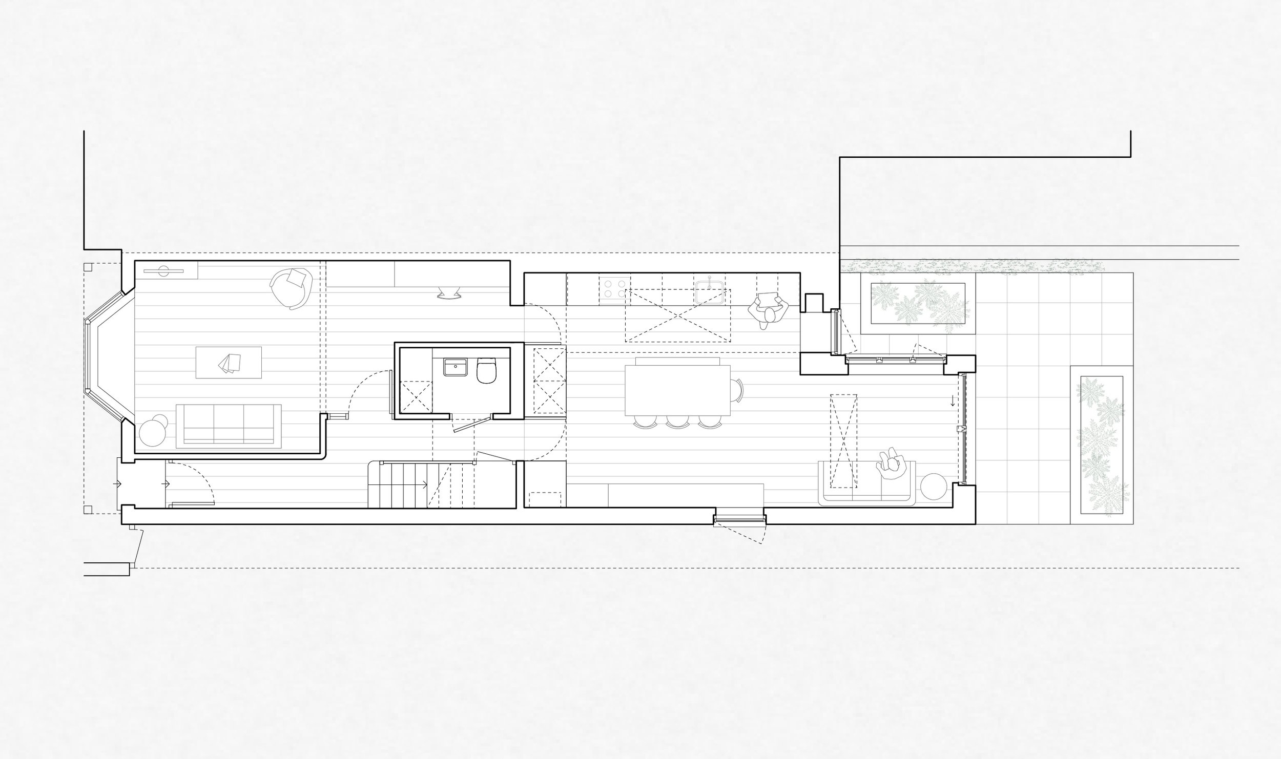 Grey brick extension to a Victorian Terrace in Walthamstow Village ...
