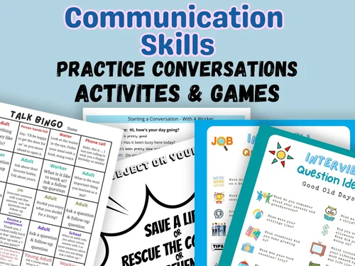 Boosting Communication Skills & Conversation starters with Games: Fun ...