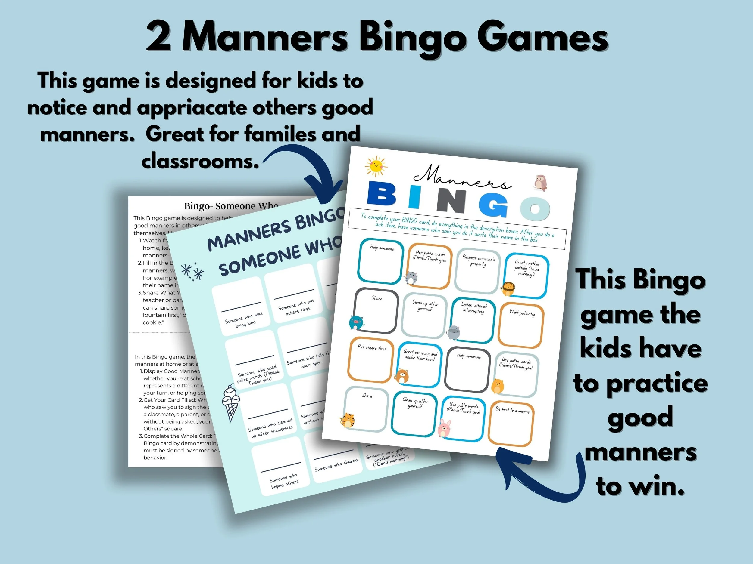Fun Game Ideas for Good Manners and Social Skills. — Listening Sheep