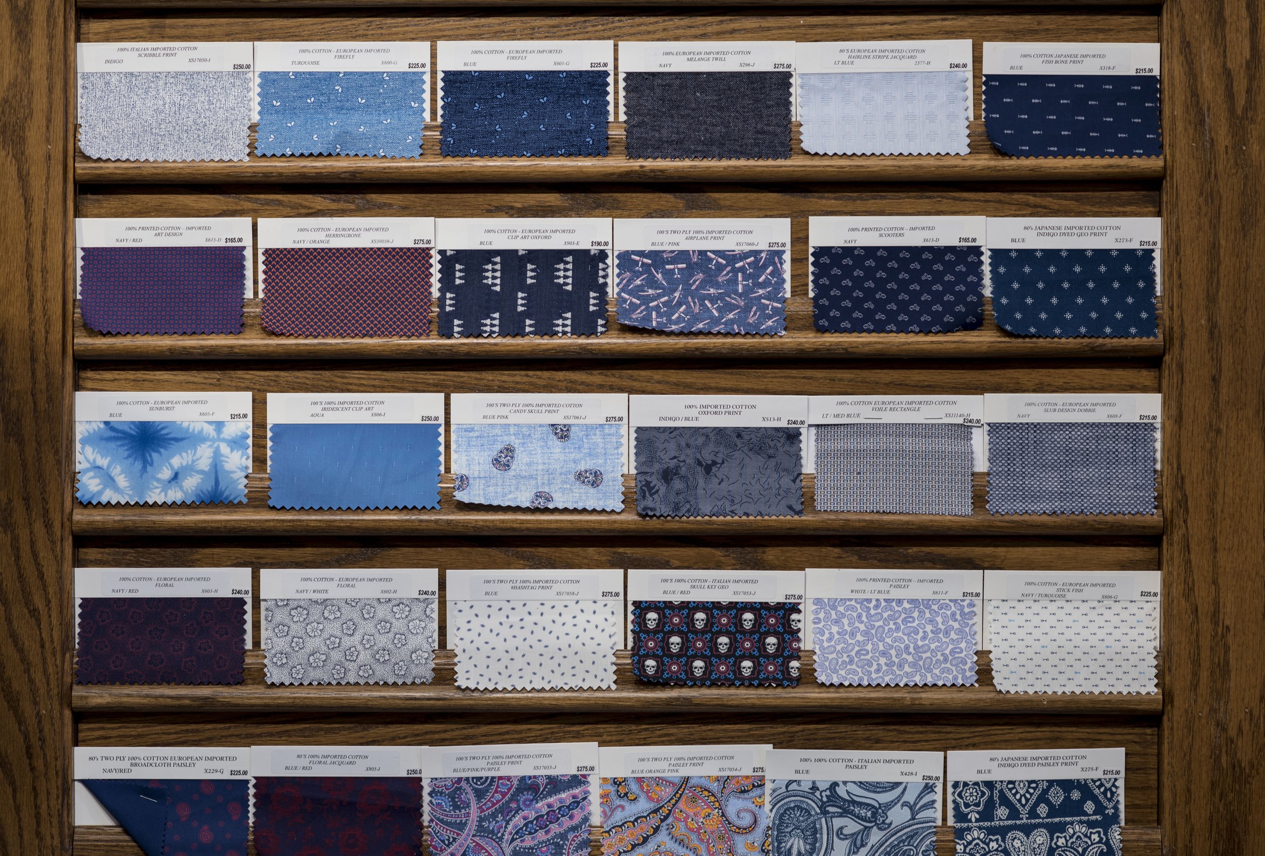 Custom Dress Shirts & Pants — Cicchini Custom Clothier