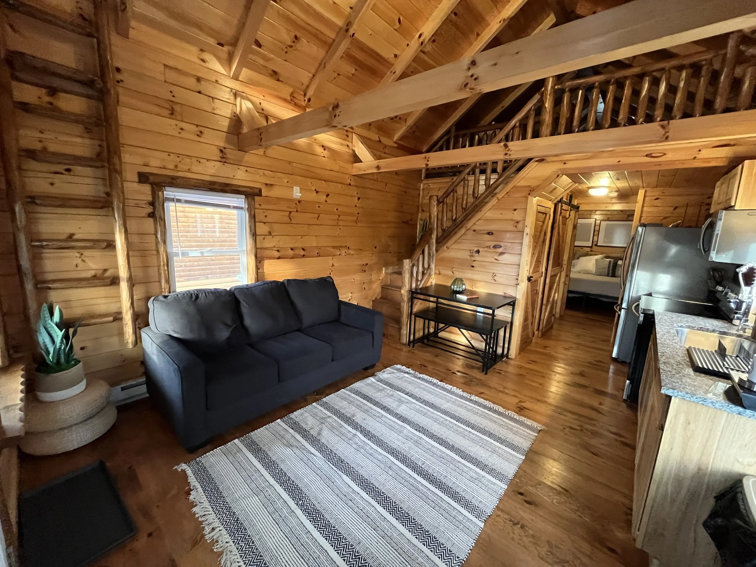 Ohio Wine Country Home Rental: Log Cabin — CABINS ON THE LAKE