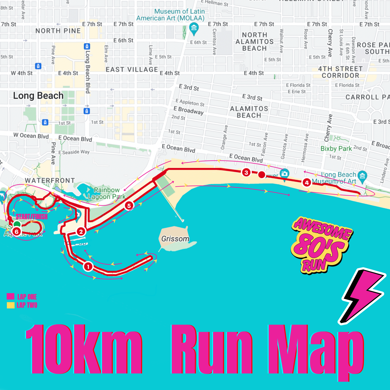 Run Long Beach — Awesome 80's Run
