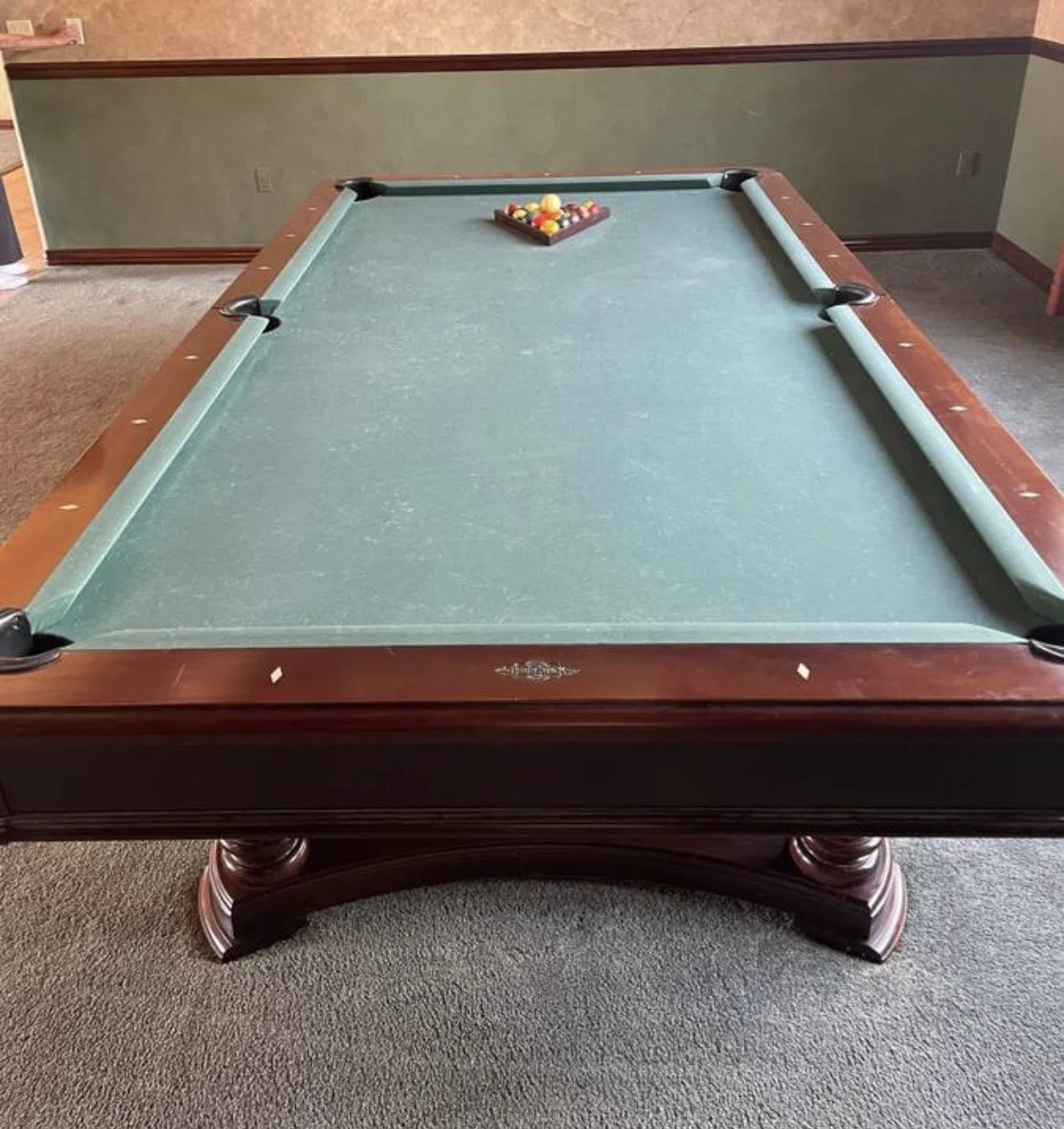 8’ Brunswick Montebello Pool Table — Rebuilt Billiards