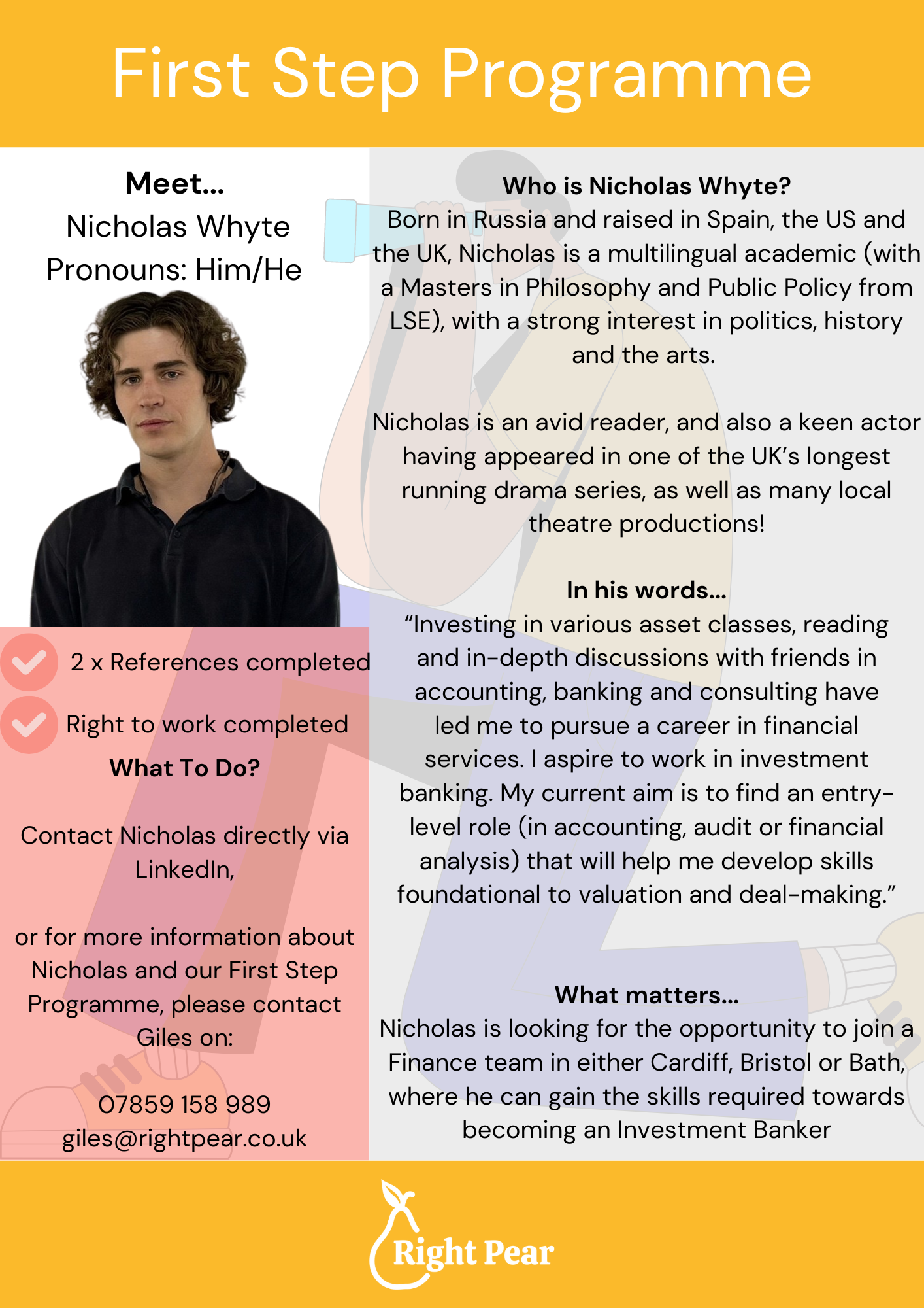 First Step Programme — Right Pear