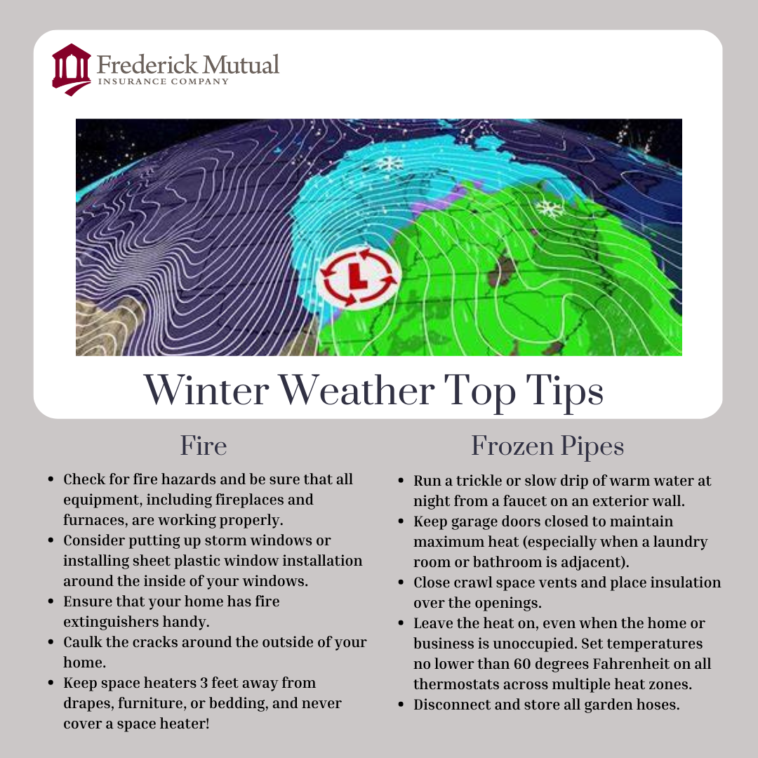 Winter Storm Preparation — Frederick Mutual Insurance Company