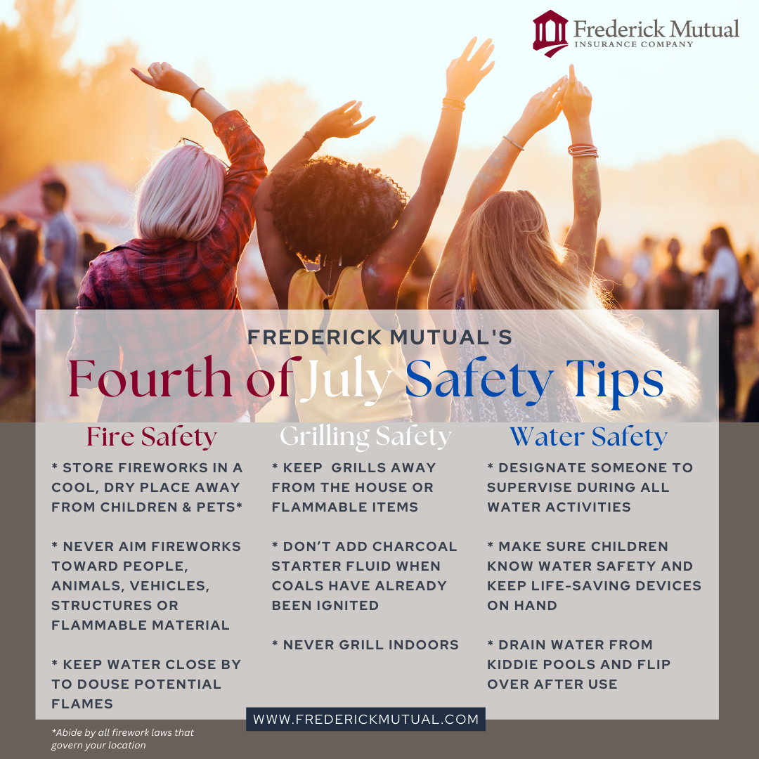 July 4th Safety Tips! — Frederick Mutual Insurance Company