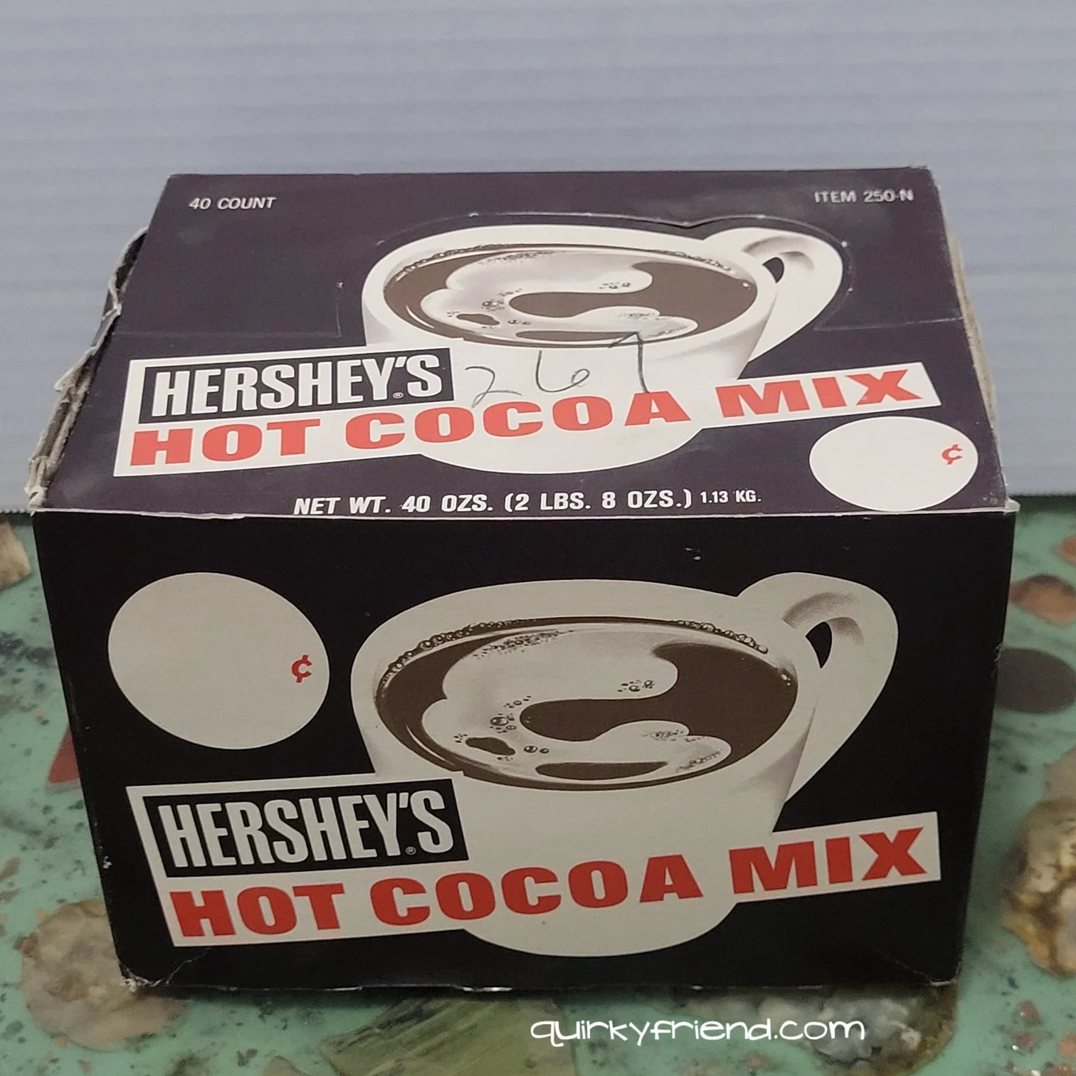 Vintage 1970s Hershey’s Hot Cocoa Mix Counter Display Box with 40 ...