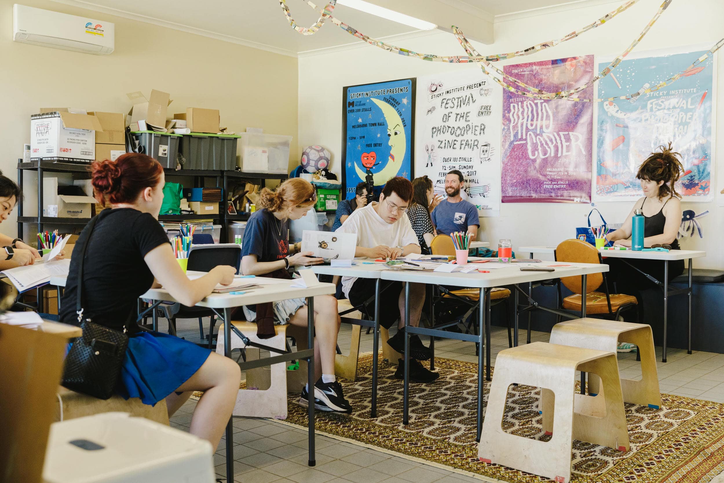 Zine making — Sticky Institute