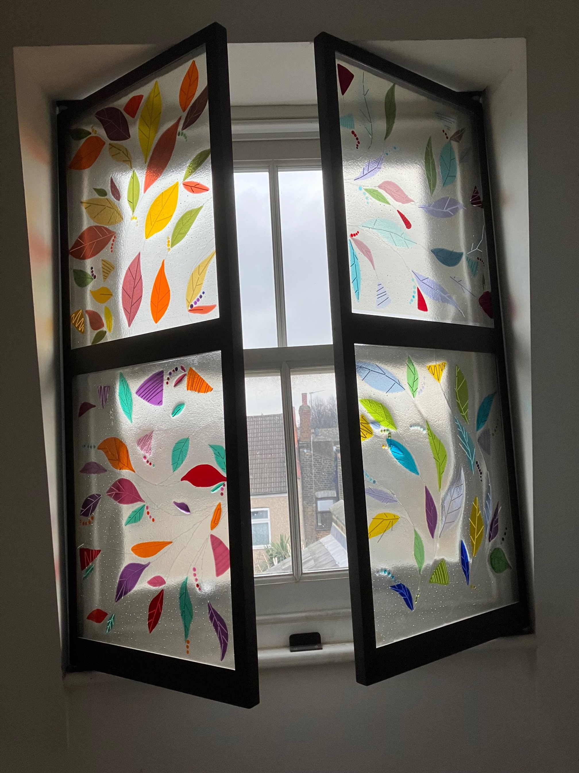 Interior window panel screens — Sue King Art