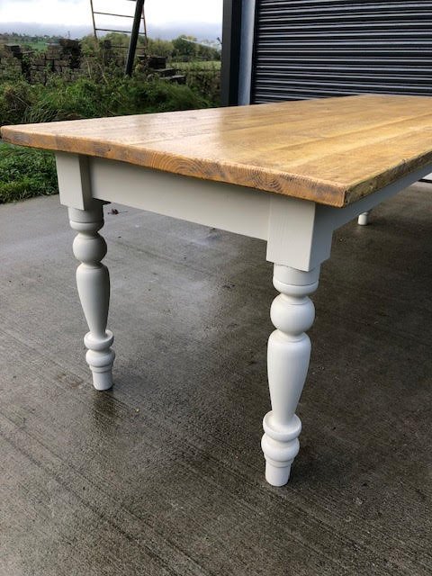 Irish victorian and shaker style farmhouse tables handmade in Ireland ...