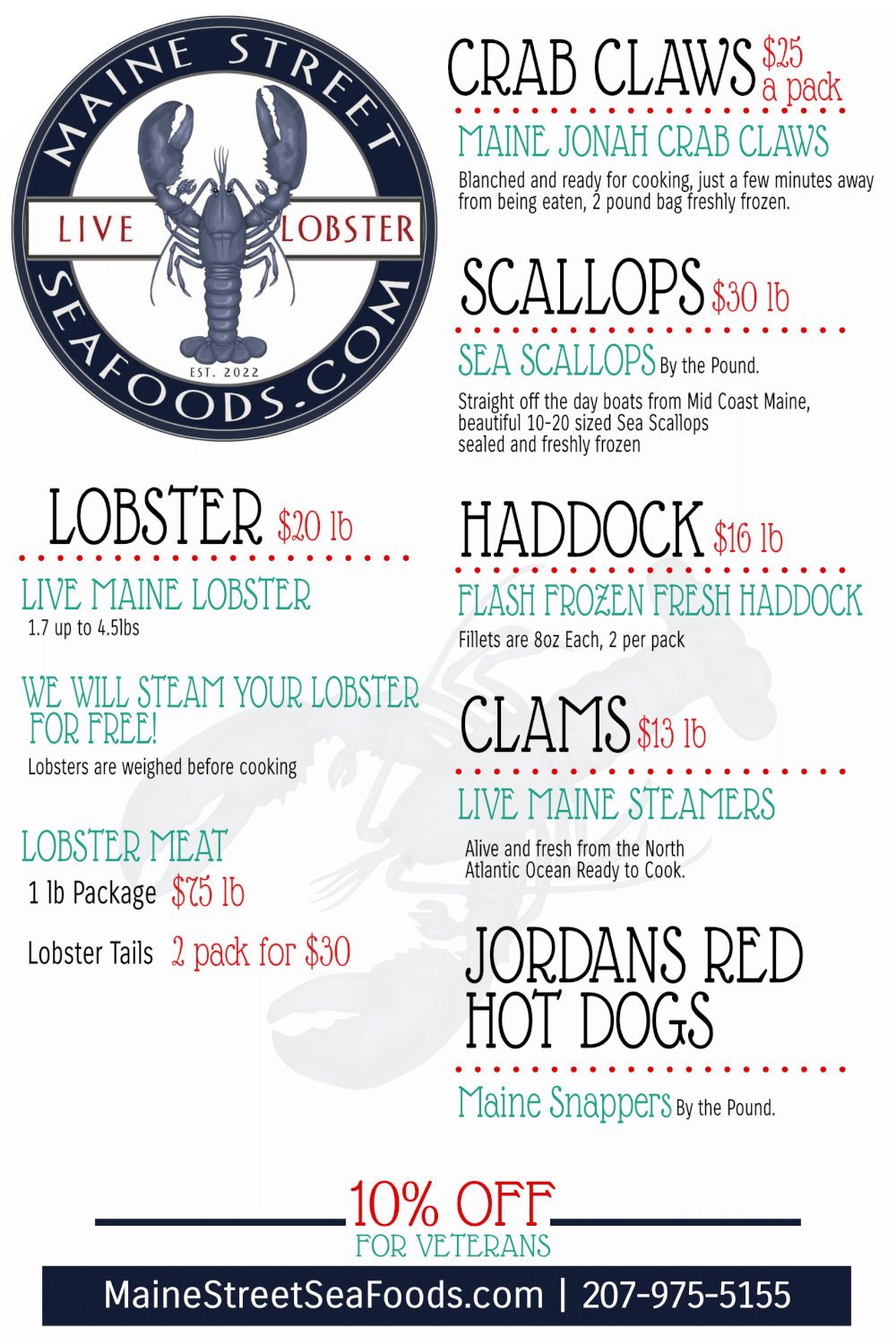 Maine Street Seafoods LLC