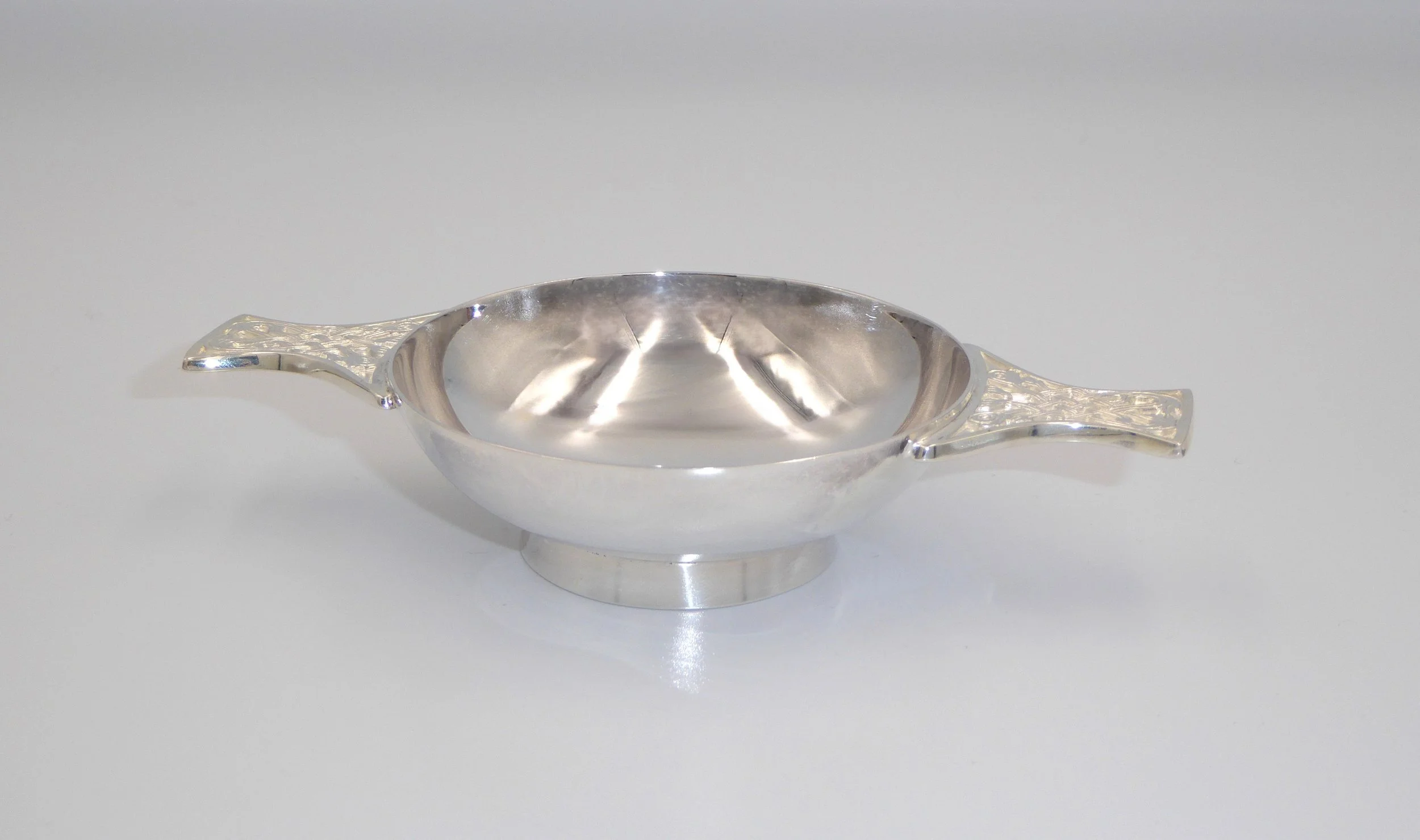 Vintage Silver Quaich by Francis Howard, Edinburgh, 2003 — R.L. Christie