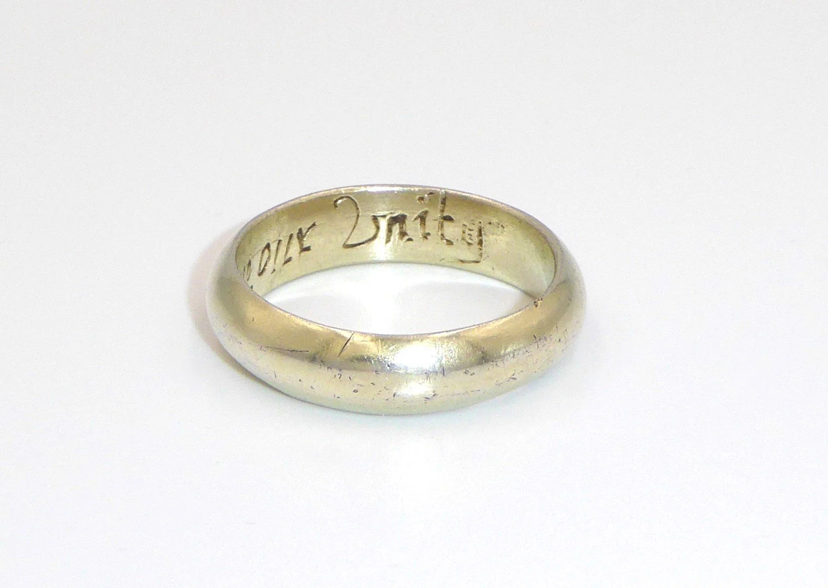 Early 18th century silver-gilt posy ring, c.1700 — R.L. Christie