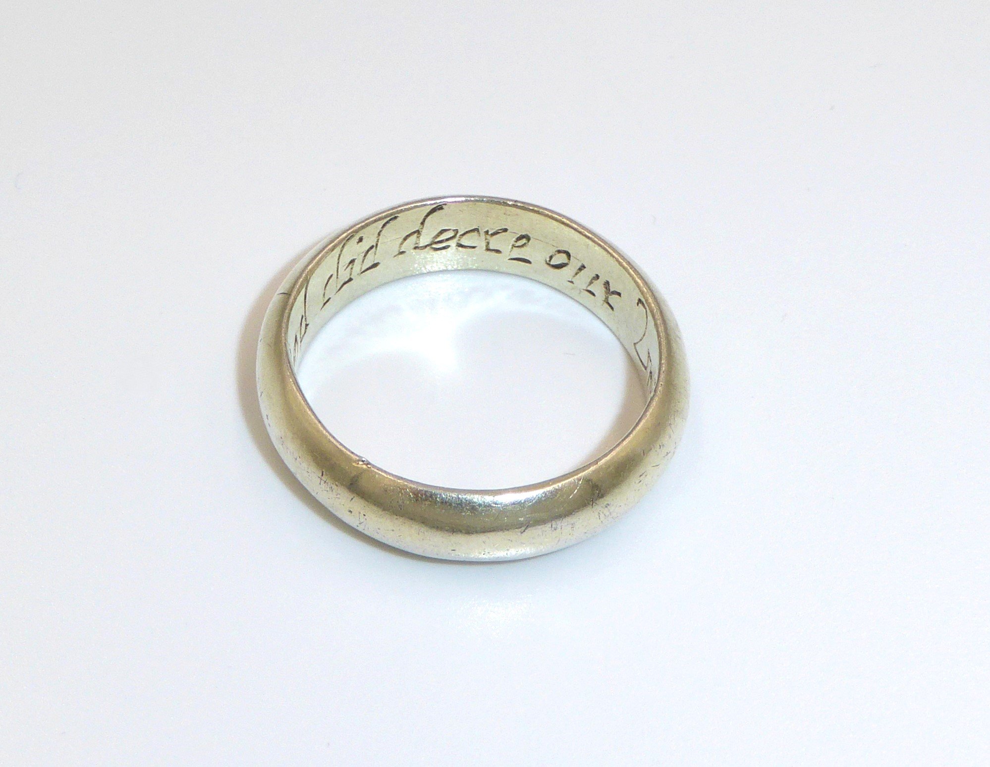 Early 18th century silver-gilt posy ring, c.1700 — R.L. Christie