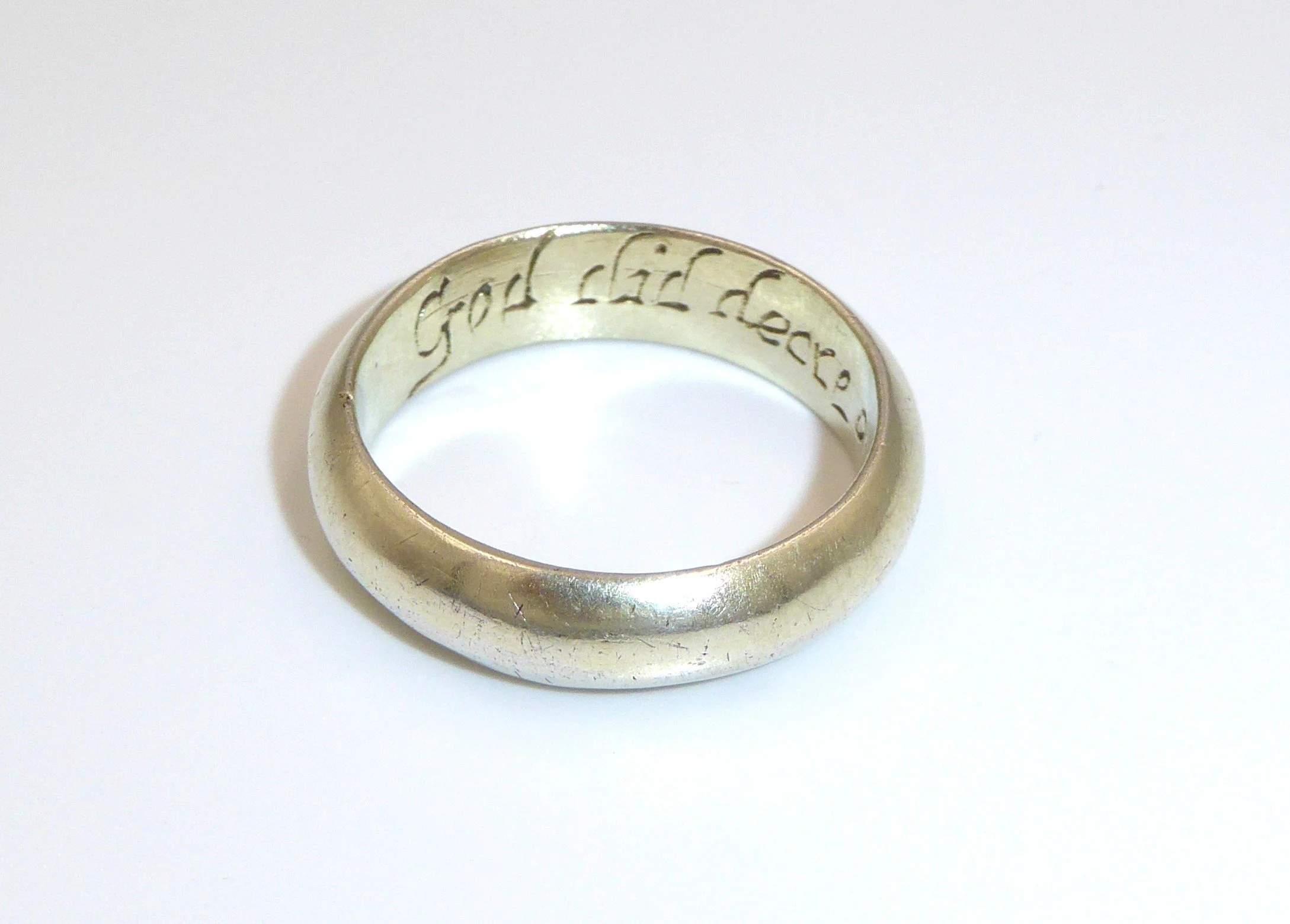 Early 18th century silver-gilt posy ring, c.1700 — R.L. Christie