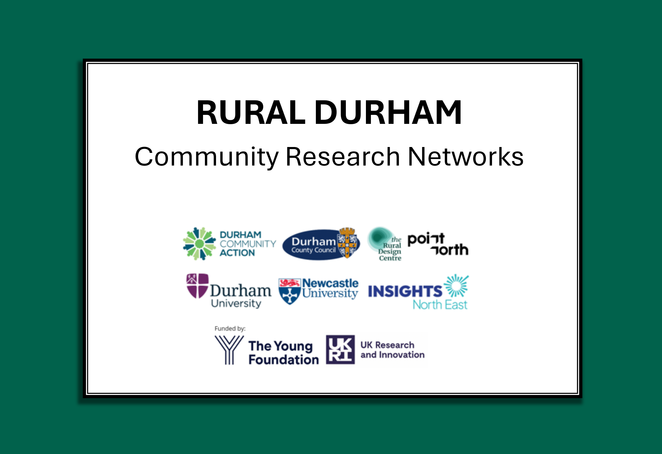 Rural Durham Community Research Network — Rural Design Centre
