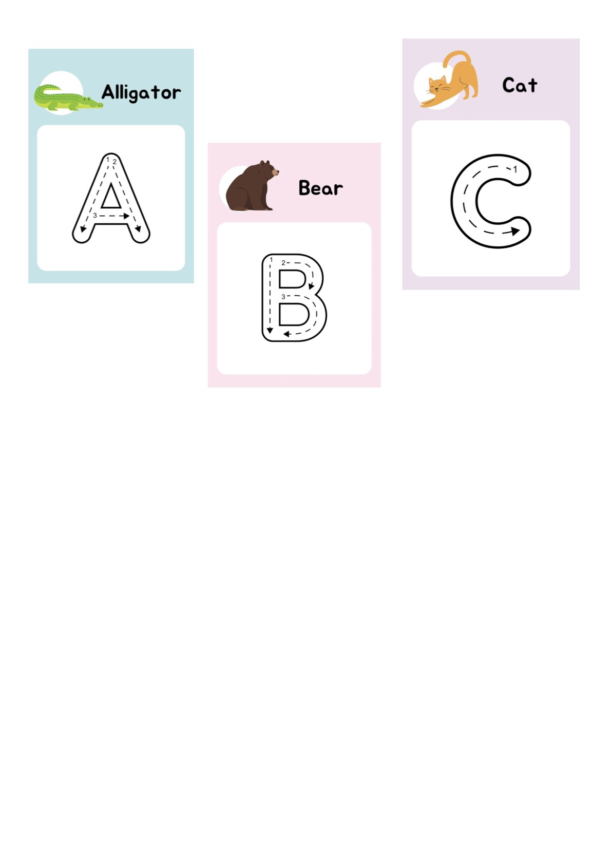 Animal Alphabet Tracing Workbook — April Jackson