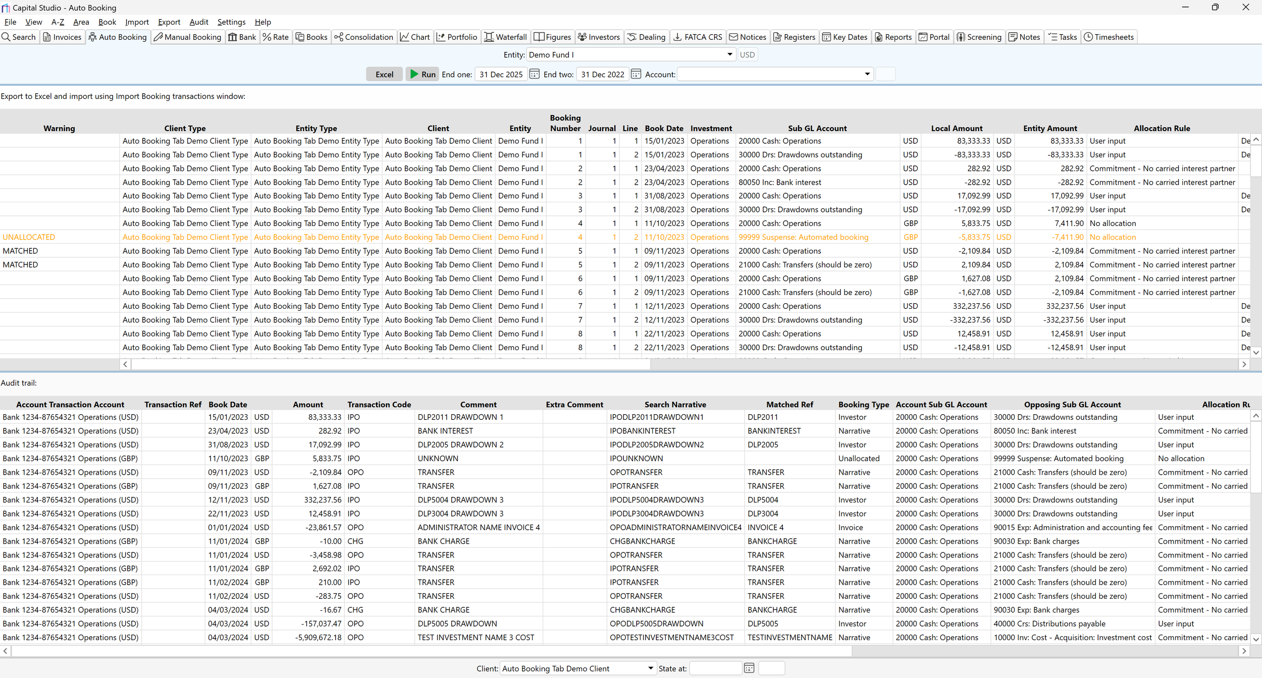 Auto Booking — Capital Studio