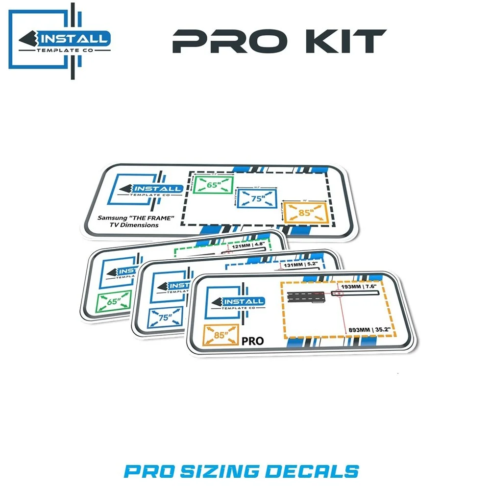 Pro Kit – Samsung Frame TV Installation Template — Install Template Company