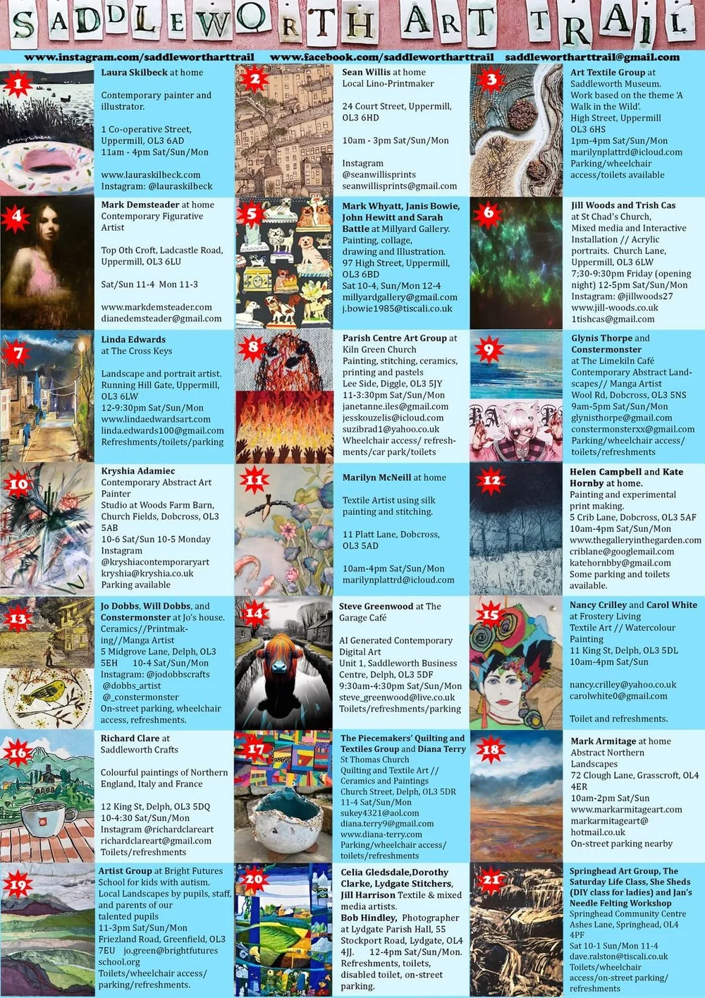 Saddleworth Art Trail — WOODEND STUDIOS