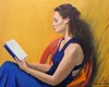 painting of Jessica Reading — Gordon Bell