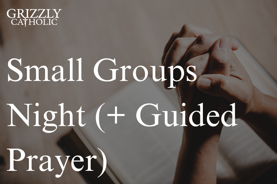 Grizzly Catholic Small Groups Night (+ Guided Prayer) — GrizzlyCatholic ...