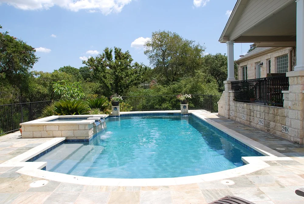 Custom Linear Shaped Pools in Austin, TX | Johnson Custom Pools Design & Installation — Johnson ...